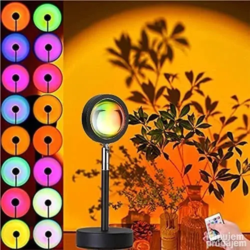 Nocna Lampa Zalazak sunca Sunset Lampa + Daljinski – Nocna Lampa Zalazak sunca Sunset Lampa + Daljinski