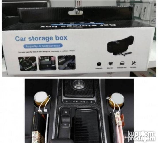 Organizer za auto sa 2 USB ulaza za punjenje