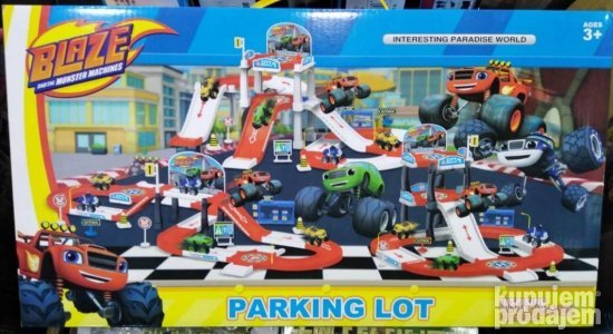 Parking set Blaze Cars (novo)