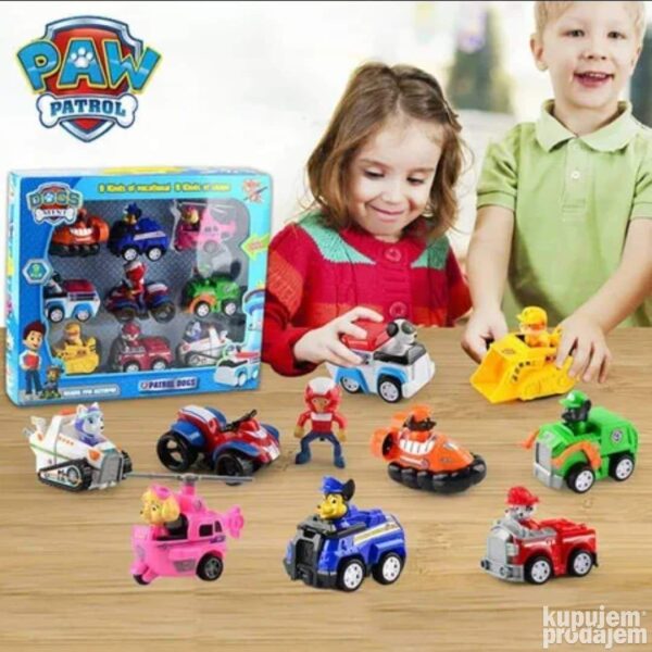 Patrolne šape Paw patrol set autića – Patrolne šape Paw patrol set autića