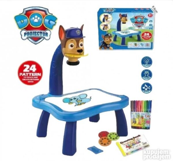 Paw patrol projektor za crtanje