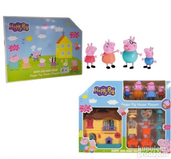 Peppa Pig- set sa kućom