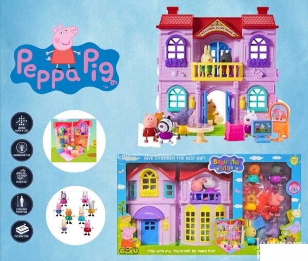 Peppa Prase Kucica Sa 8 Igracka – Peppa Prase Kucica Sa 8 Igracka