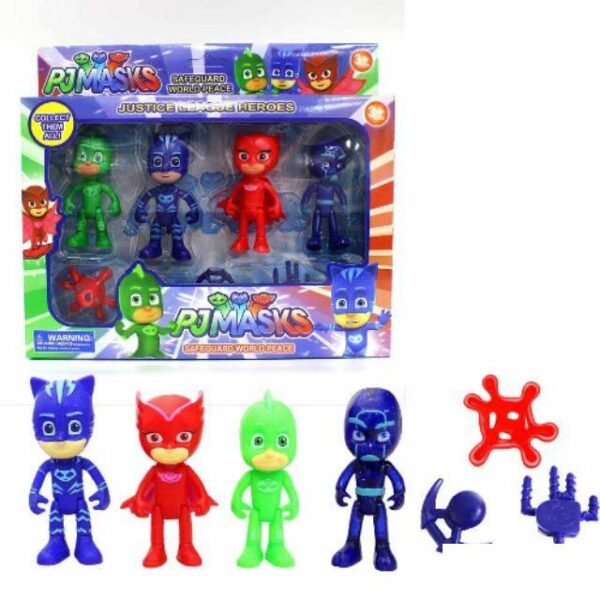 Pjmasks set od 4 figurice i oružjem – Pjmasks set od 4 figurice i oružjem