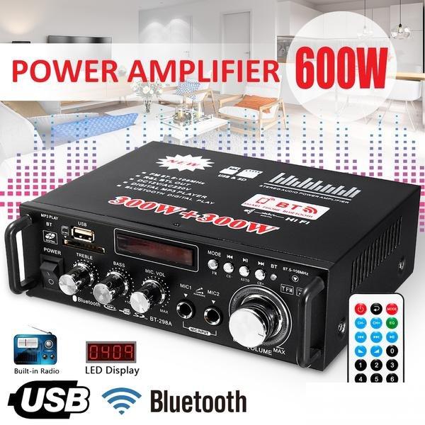 Pojacalo Bluetooth za auto 12v/220v Digitalni plejer BT-298A – Pojacalo Bluetooth za auto 12v/220v Digitalni plejer BT-298A