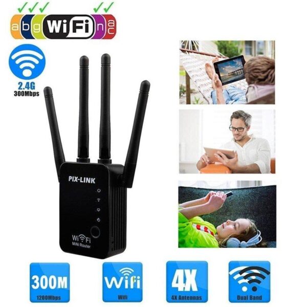 Pojacivac WiFi internet signala PiX link sa 4 antene – Pojacivac WiFi internet signala PiX link sa 4 antene