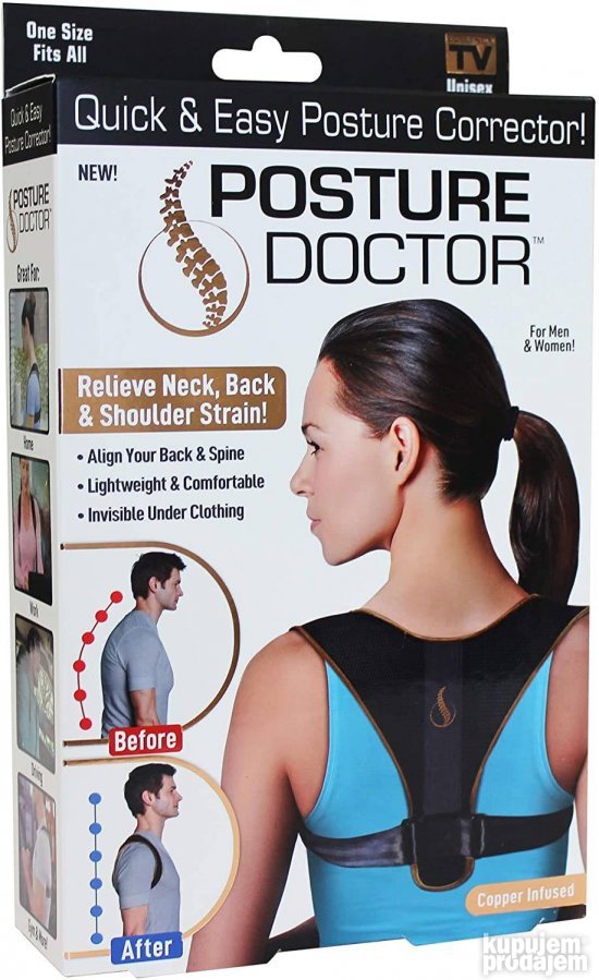 Pojas za kicmu korektor univerzalni Doctor Posture