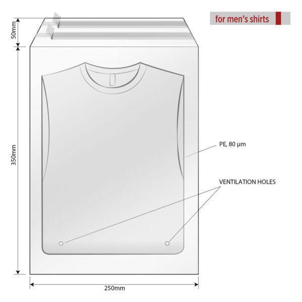 POLY BAG 25 x 35, kesa za pakovanje, dimenzije 25 x 35 cm, transparentna