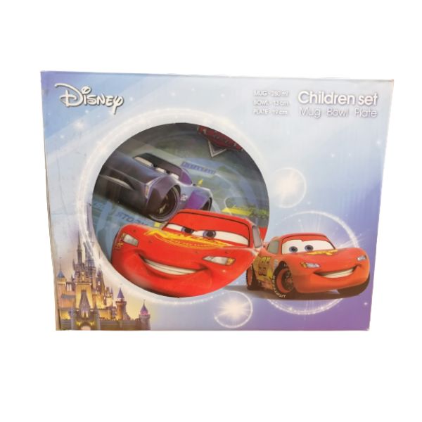 Porcelanski set Disney 3/1 Cars