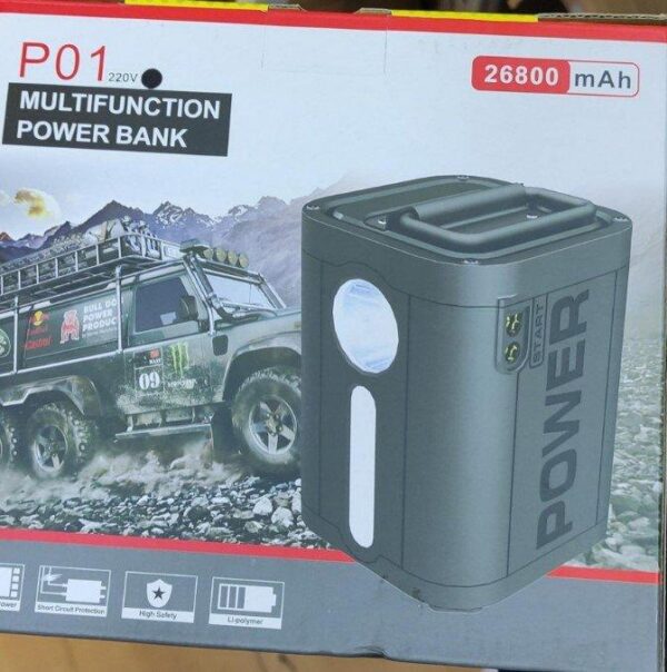 POWERBANK 26800 mAh Velika Multifunkcionalna baterija 12V
