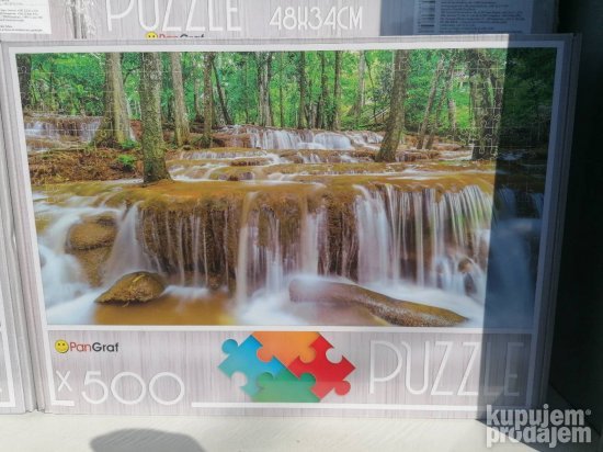 Puzzle 500 delova Suma i Vodopad