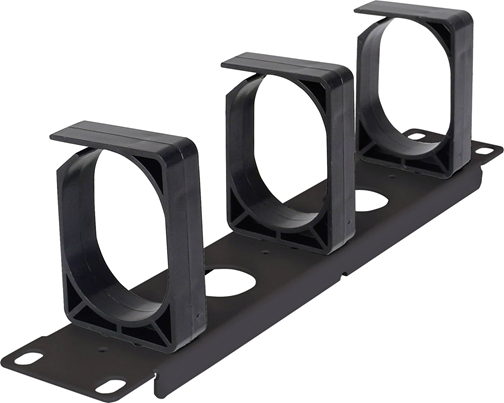 Rack nosac kablova 10″ 1u 3 prstena intellinet crni (714846)