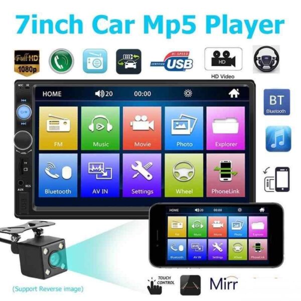 Radio auto Multimedia 2din 7Inca Mirror link+ Blenda+ Kamera – Radio auto Multimedia 2din 7Inca Mirror link+ Blenda+ Kamera