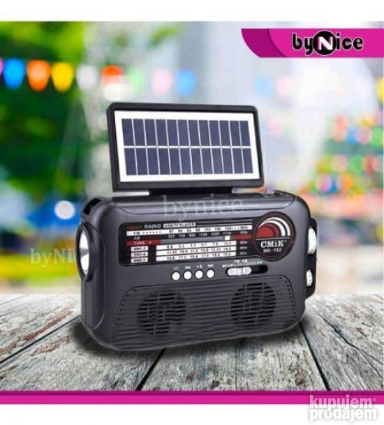 Radio CMIK MK-192 solarno punjenje (novo)