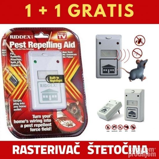 Riddex Rasterivač Štetočina 1 + 1 GRATIS!