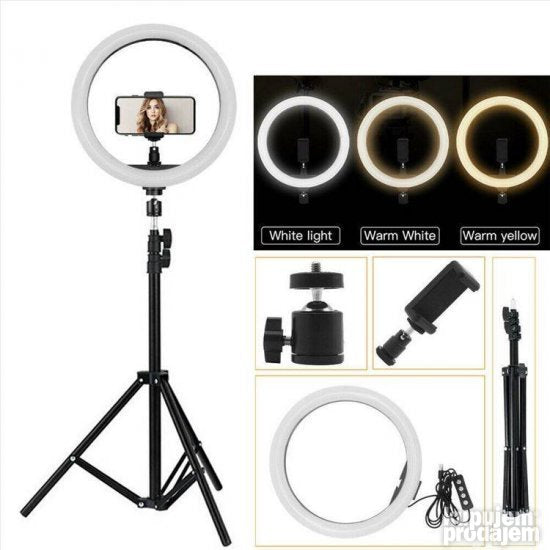 Ring light sa stativom (novo)