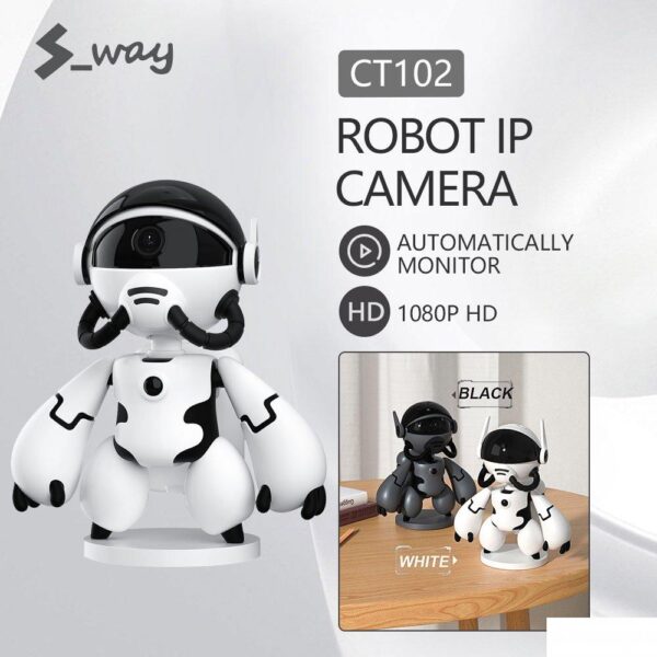 Robot kamera sa rotirajucom glavom IP Wifi FULL HD – Robot kamera sa rotirajucom glavom IP Wifi FULL HD