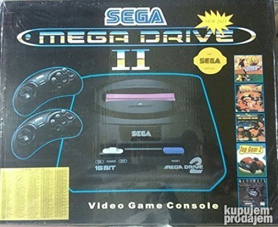 Sega Mega Drive II 16bit Novo