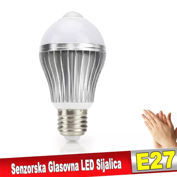 Senzorska Glasovna LED Sijalica 7w