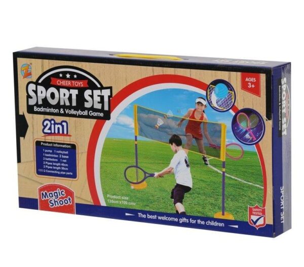 Set 2 in 1 Badminton i odbojka () – Set 2 in 1 Badminton i odbojka ()