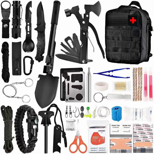 Set za Preživljavanje u prirodi Survival Kit 142pcs