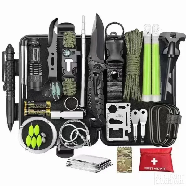 Set za Preživljavanje u prirodi Survival Kit 73u1 – Set za Preživljavanje u prirodi Survival Kit 73u1