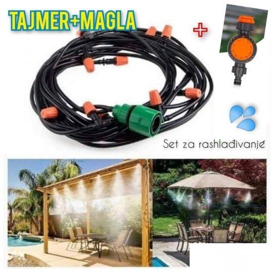 Set Za Vodenu Maglu 15m + Tajmer za zalivanje – Set Za Vodenu Maglu 15m + Tajmer za zalivanje