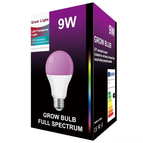 Sijalica za rast biljaka E27 9W Led Grow – Sijalica za rast biljaka E27 9W Led Grow