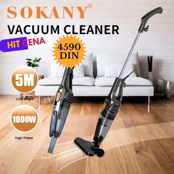 Sokani 2 U 1 ručni usisivač (vertikalni ili prenosivi) / 1L / 1000W (SK-3389)