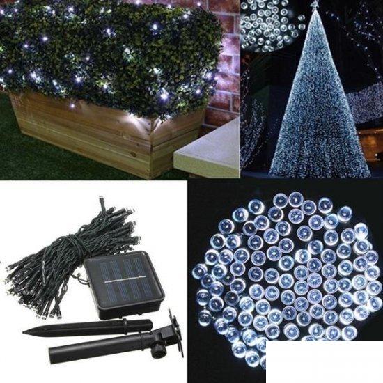 Solarne led Lampice/sijalice 100dioda 10m Bele – Solarne led Lampice/sijalice 100dioda 10m Bele