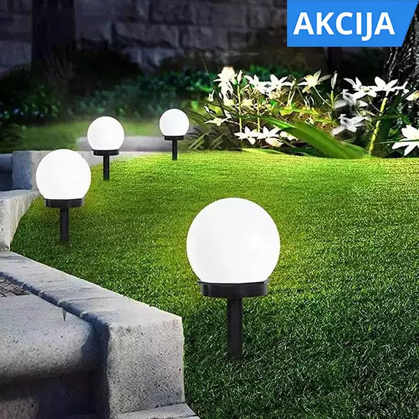 Solarne led okrugle lampe (4 komada)