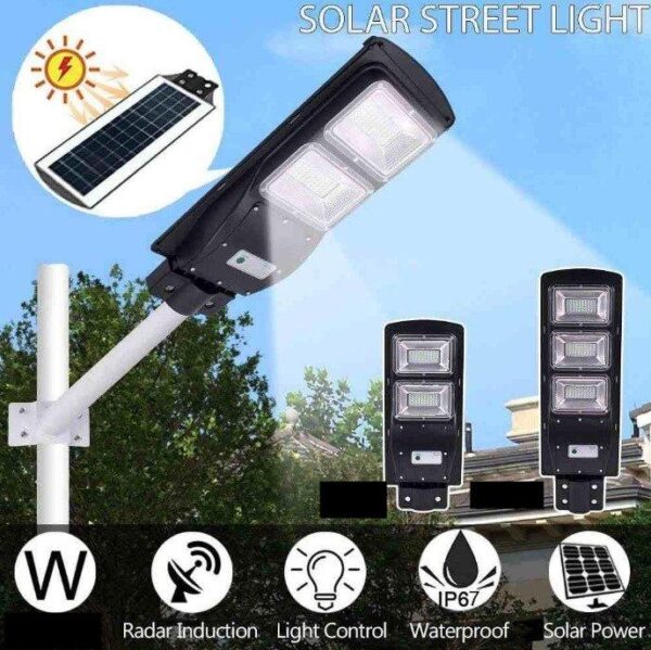 Solarni LED Reflektor Dvorisna Lampa za stub – Solarni LED Reflektor Dvorisna Lampa za stub