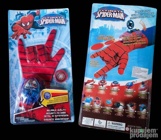 Spiderman rukavica isapljivac sa zvučnim efektom
