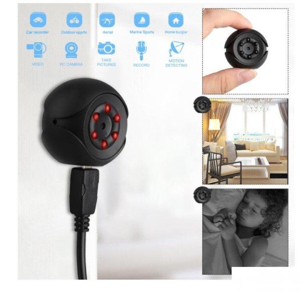 SQ6 MINI Spijunska Kamera Nocni mod Senzor Vodootporna – SQ6 MINI Spijunska Kamera Nocni mod Senzor Vodootporna