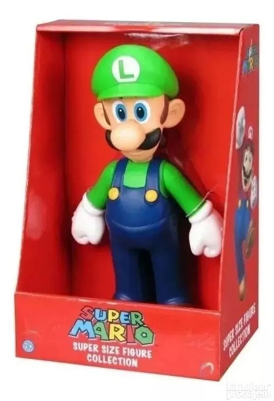 Super Mario Luigi gumena 20cm – Super Mario Luigi gumena 20cm