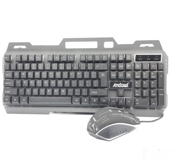 Tastatura i mis svetleci Gejmerski set Andowl Q808 – Tastatura i mis svetleci Gejmerski set Andowl Q808