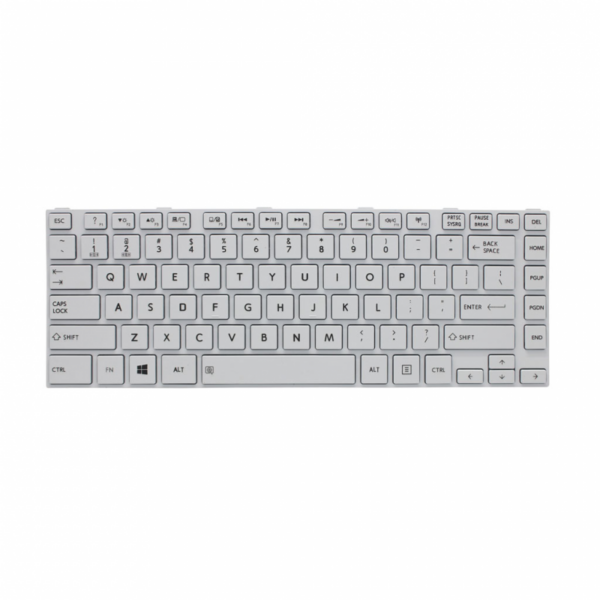 Tastatura za laptop Toshiba Satellite L800/L805/L830/L840/L845/C800/C800D bela