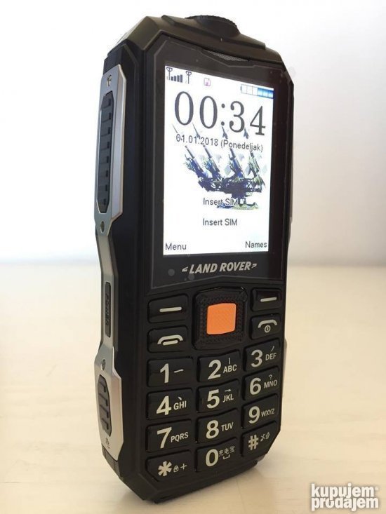 Telefon Land Rover C9 mobilni dual sim Veliki