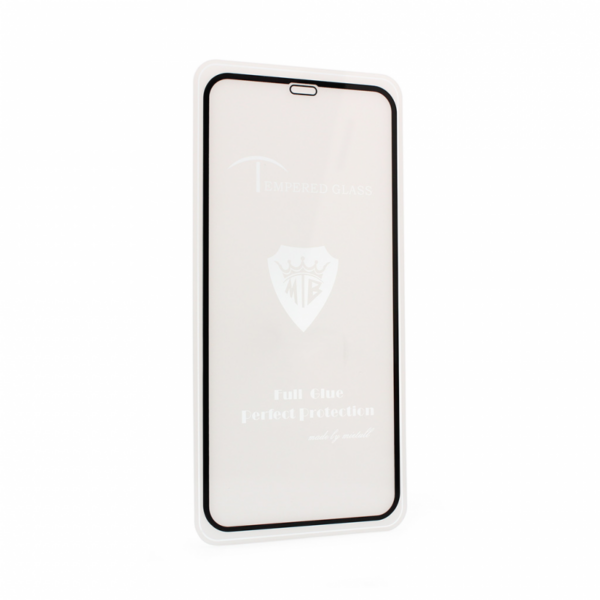 Tempered glass 2.5D full glue za iPhone XR crni