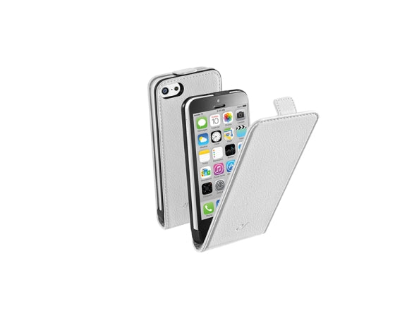 Torbica Cellular Line FLAP za iPhone 5 bela