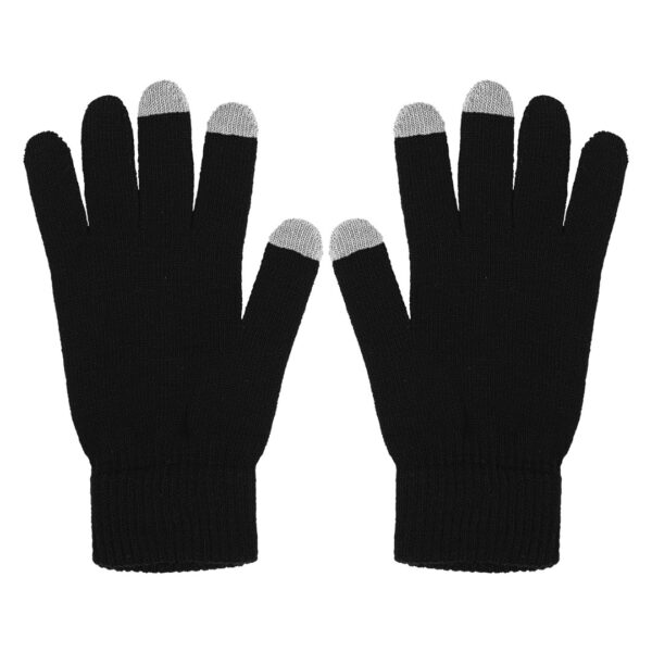 TOUCH GLOVE, rukavice sa tri aktivna „touch“ prsta, crni, L/XL