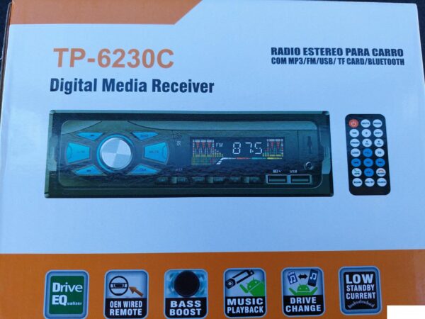 TP6230C Auto Radio MP3 USB + USB punjac SD kartica Bluetooth – TP6230C Auto Radio MP3 USB + USB punjac SD kartica Bluetooth