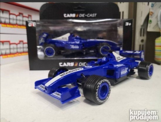 Tracka formula F1 plava