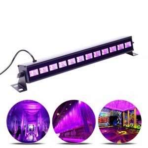 UV led bar blacklight svetlo 9x3w