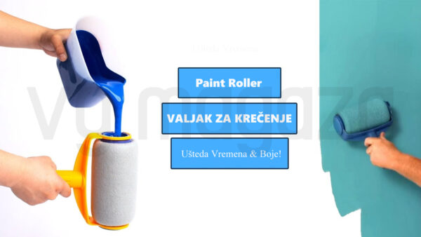 Valjak Za Krečenje Koji Štedi Vreme i Boju – Paint Roller trnasformiše i oživljava vesele boje u celom domu za samo nekoliko minuta