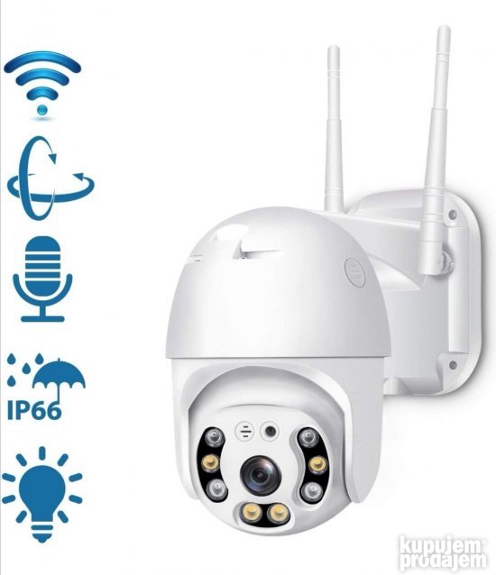 VIDEO NADZOR IP KAMERA wifi smart PTZ Rotirajuca 8mp BEZICNA