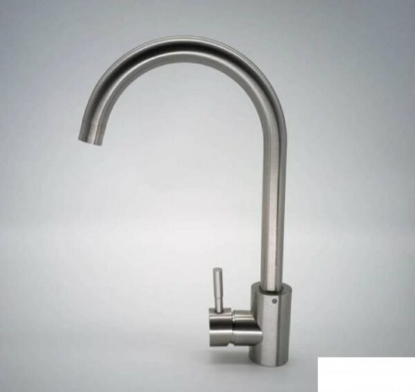 Visoka slavina od inox – a za lavabo ili sudoperu – dve cevi – Visoka slavina od inox – a za lavabo ili sudoperu – dve cevi