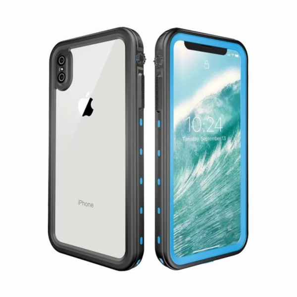 Vodootporna torbica DOT+ za iPhone XS Max svetlo plava