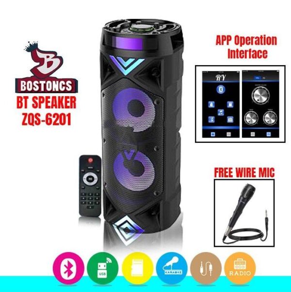 Zvucnik ZQS6201 – Bluetooth karaoke zvucnik – Zvucnik ZQS6201 – Bluetooth karaoke zvucnik