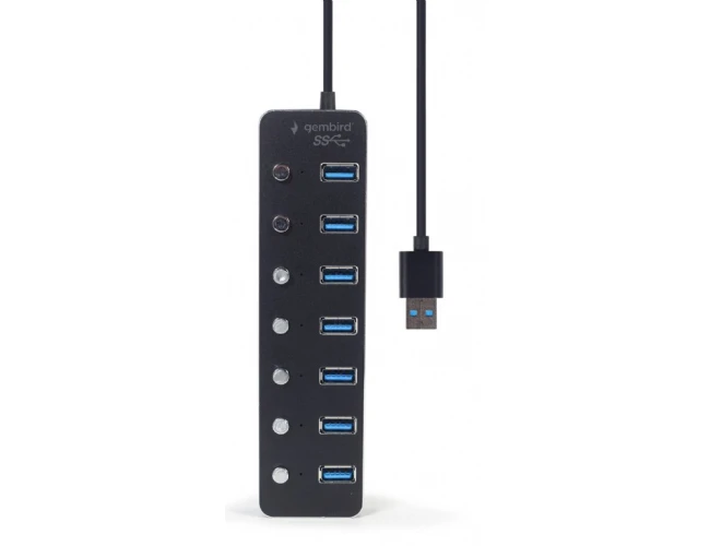 Gembird UHB-U3P7P USB hub 7-portni